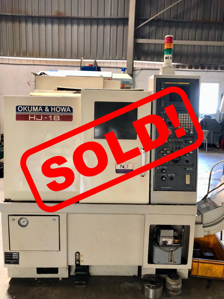 USED OKUMA HJ-18 CNC TURNING LATHE – Bhavani Machine Tools – used cnc ...