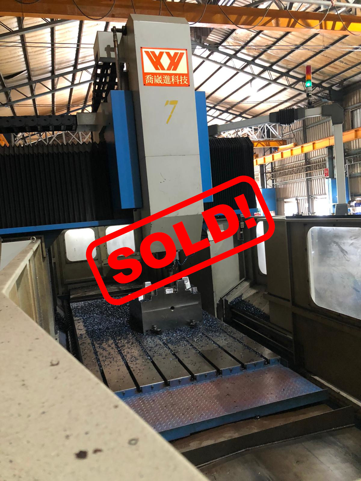 USED VISIONWIDE VB2516 CNC Double Column VMC – Bhavani Machine Tools ...