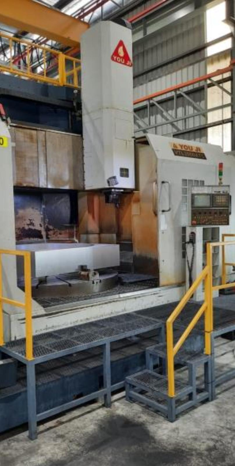 USED YOUJI VTL-2000ATC CNC VERTICAL LATHE – Bhavani Machine Tools ...