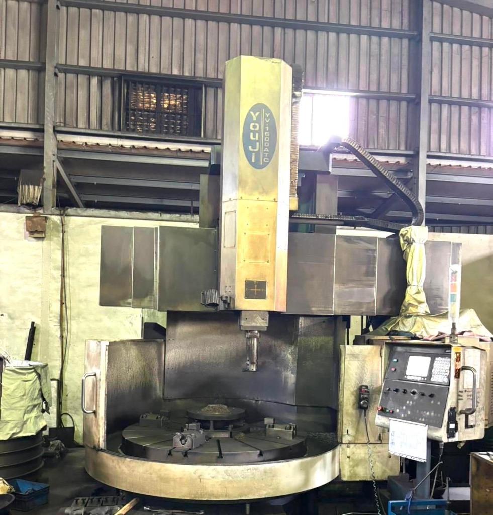 USED YOUJI YV-1600 VERTICAL LATHE MACHINE – Bhavani Machine Tools ...